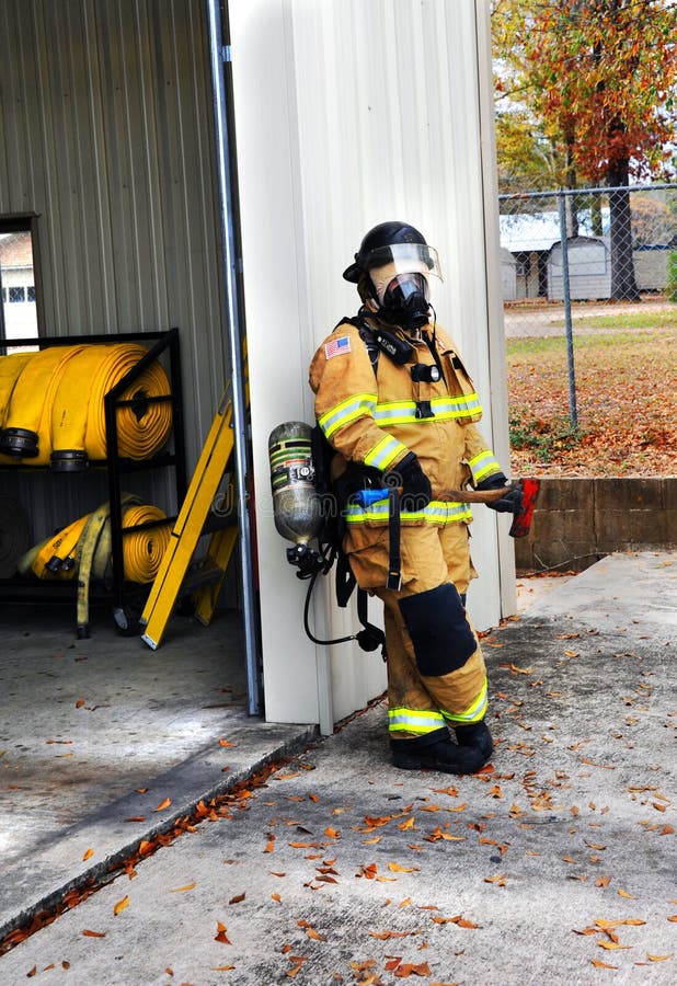 Bunking Gear stock image. Image of standing, outside - 28730951