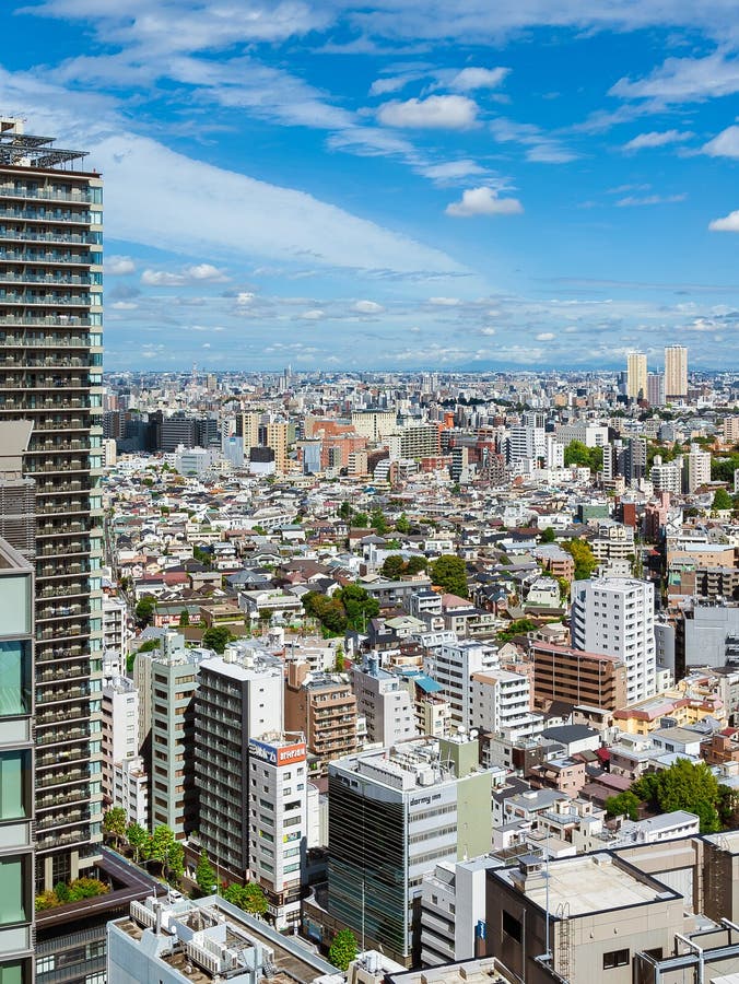 Bunkyo skyline in Tokyo editorial stock image. Image of cityscape ...