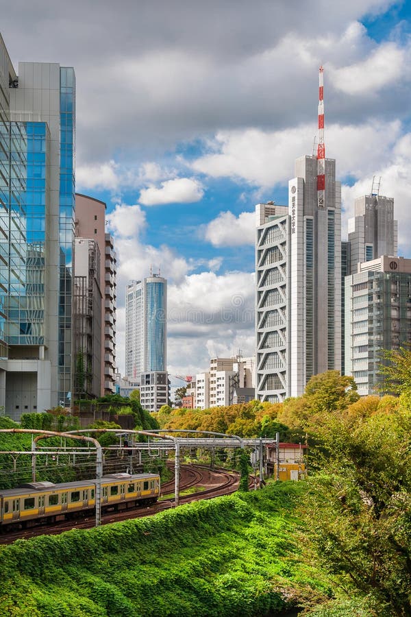 Bunkyo ward view in Tokyo editorial photography. Image of asia - 319097437