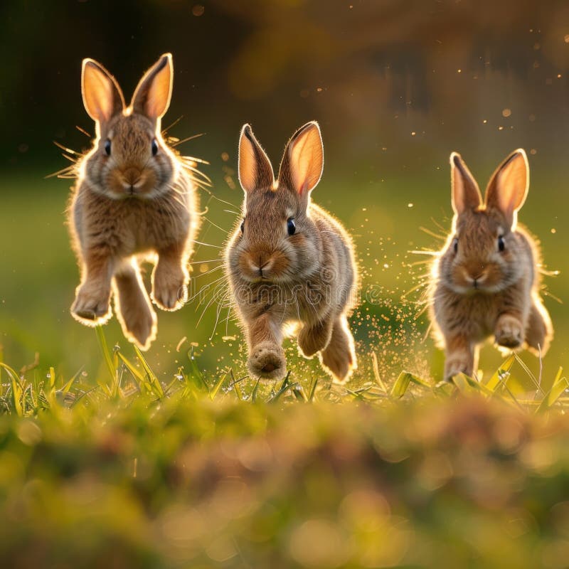 Hopping Bunnies Clipart Stock Photos - Free & Royalty-Free Stock Photos ...