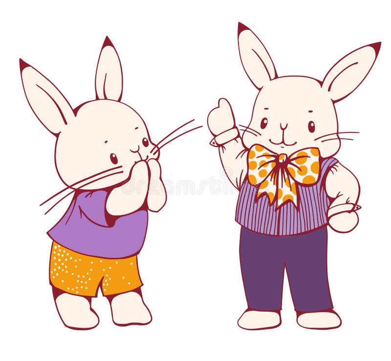 Bunnies stock vector. Illustration of bunny, baby, creative - 85055050