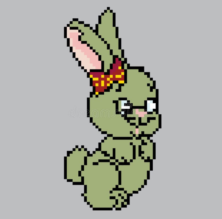 Pixel Bunny Stock Illustrations – 1,072 Pixel Bunny Stock Illustrations ...