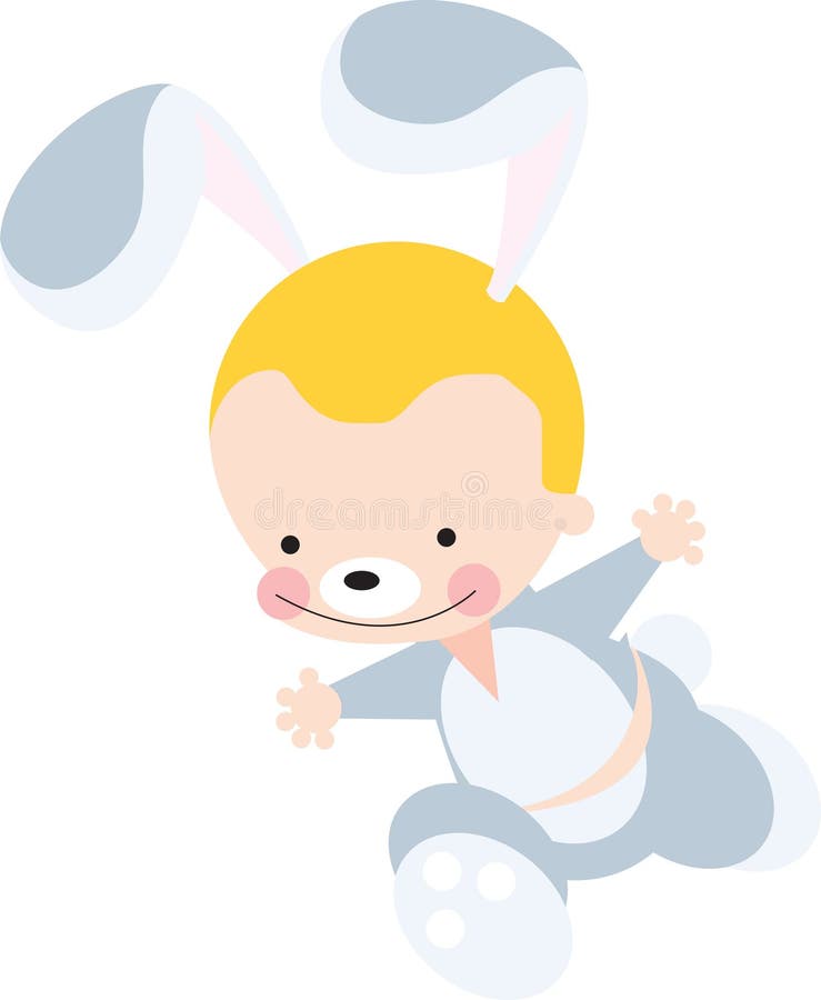 Bunny Boy stock illustration. Illustration of animal - 28266398