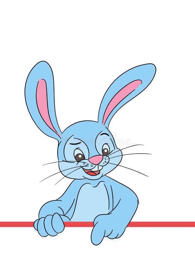 Bunny Rabbit Pointing Stock Illustrations – 464 Bunny Rabbit Pointing ...