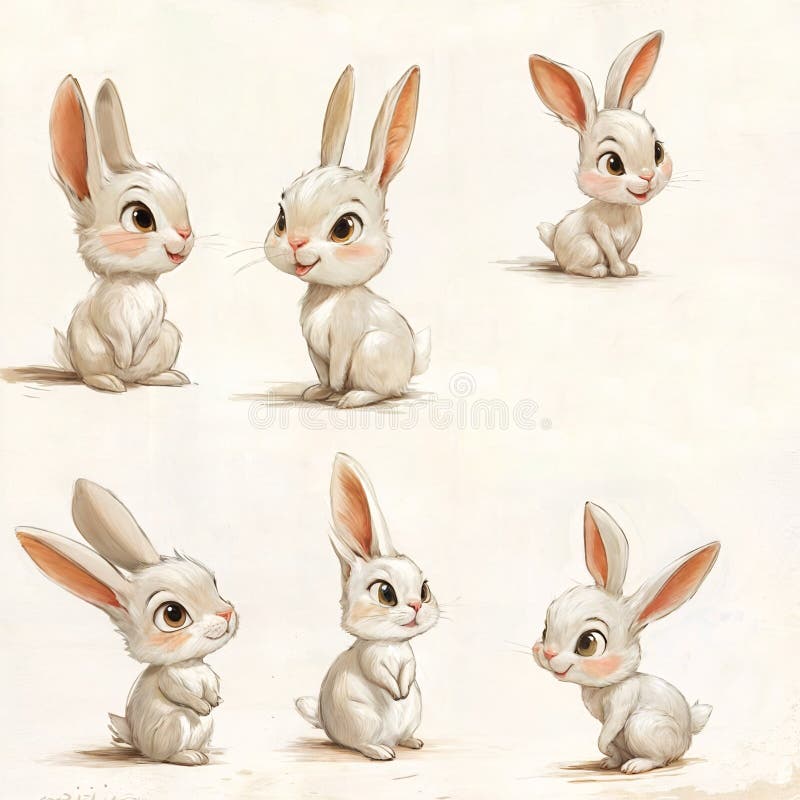 Bunny Bunny Children S Book Illustration Character from Different ...