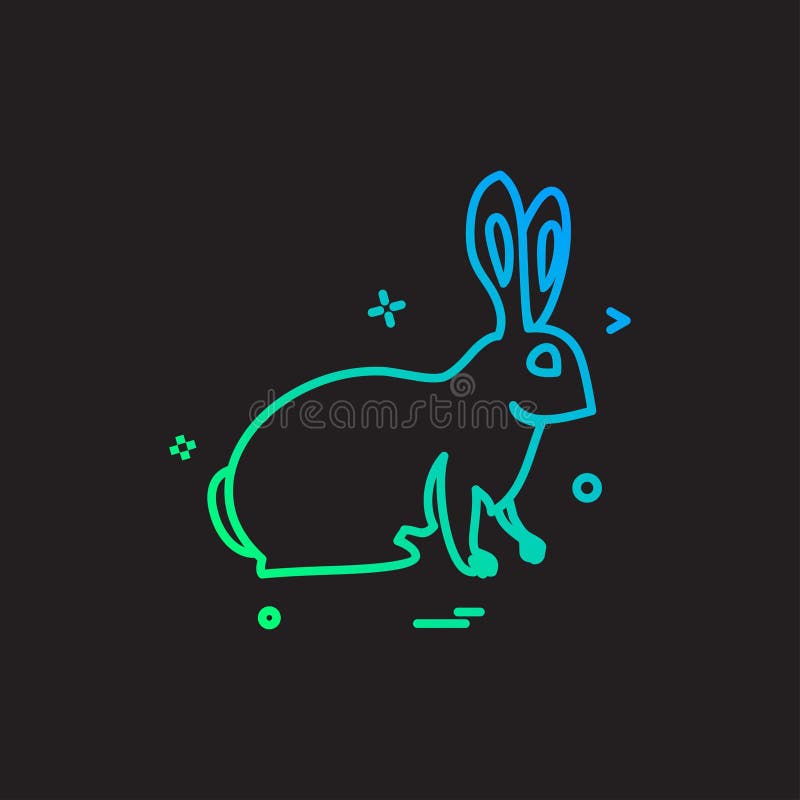 Paschal Rabbit Outline Icon. Elements of Easter Illustration Icon Stock ...