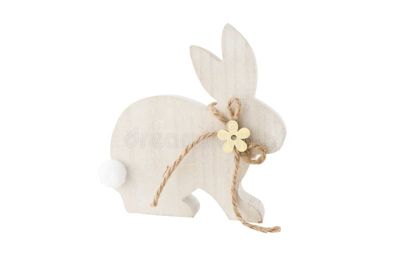 Bunny Easter Rabbit on White Background Stock Photo - Image of ...