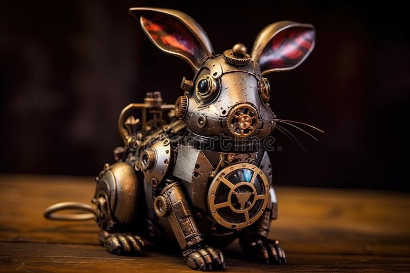 Bunny Steampunk Animal Illustration Generative Ai Stock Illustration ...