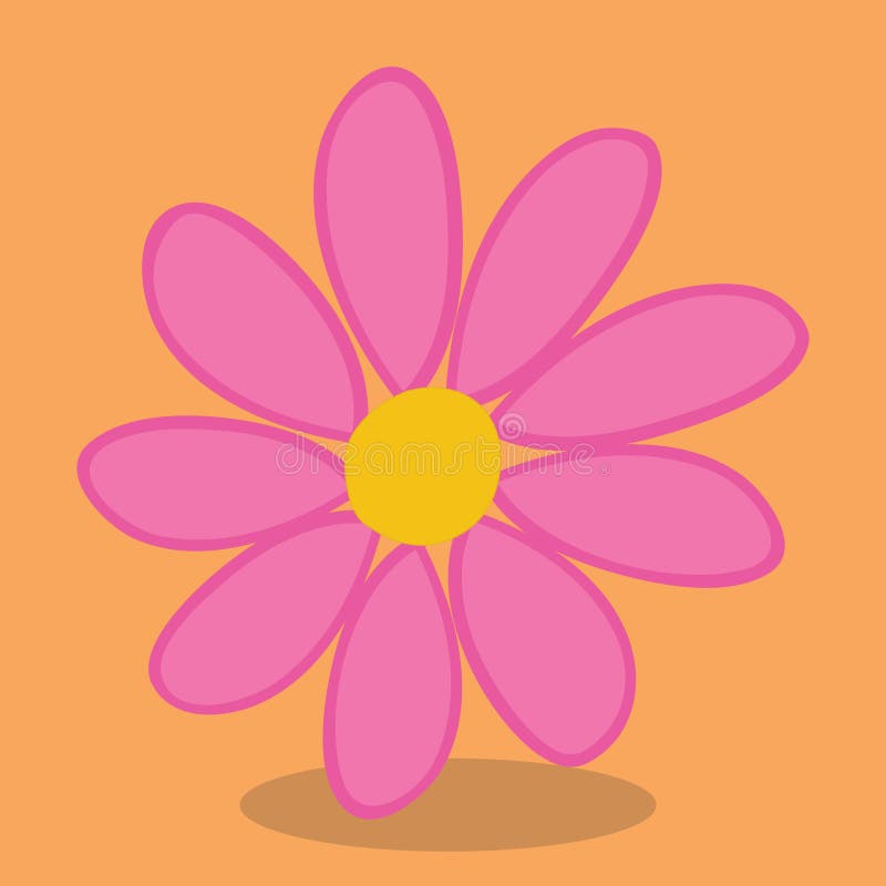 Bunny flower pink 13 stock vector. Illustration of cartoon - 197982246