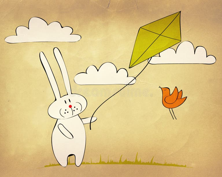 Rabbit Kite Stock Illustrations – 278 Rabbit Kite Stock Illustrations ...
