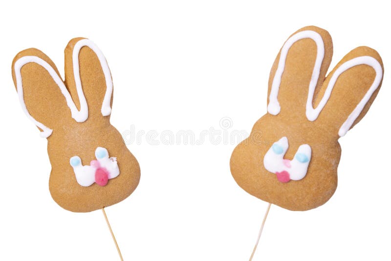 Bunny gingerbread cookie stock photo. Image of gingerbread - 149901832