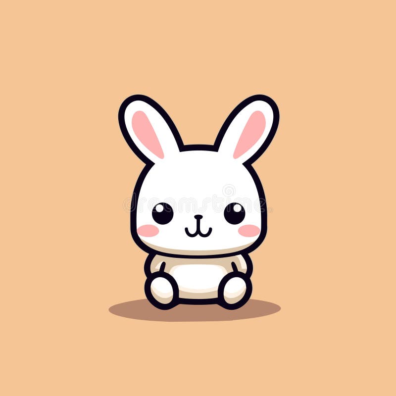 Bunny Hand-drawn Illustration. Bunny. Vector Doodle Style Cartoon ...