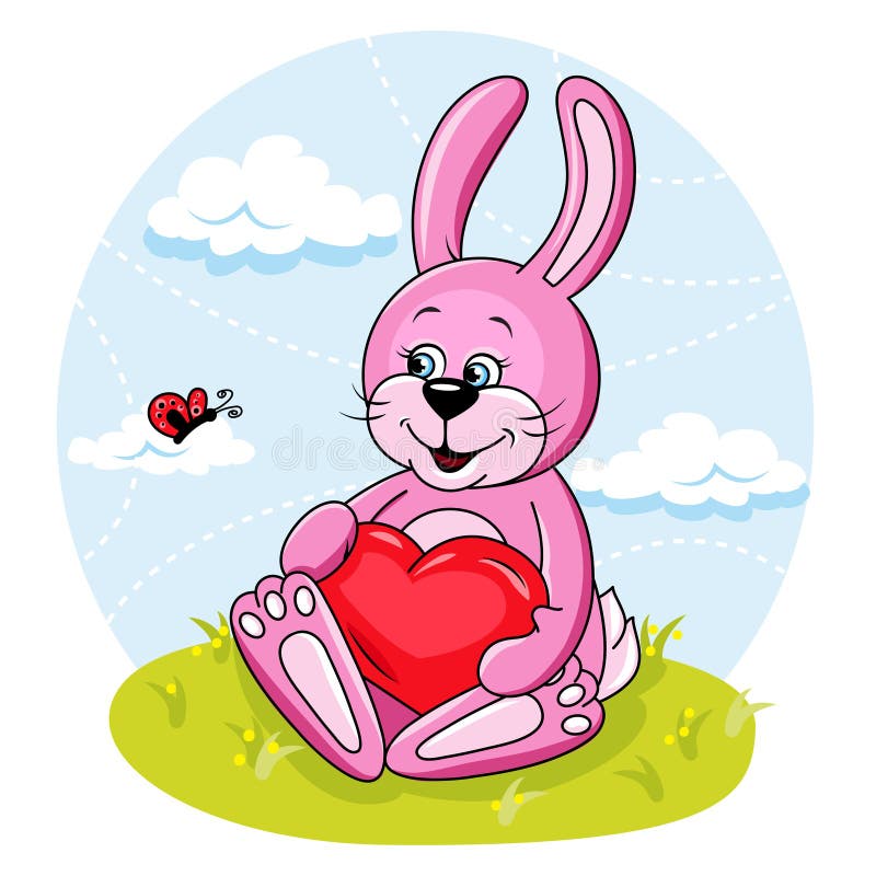 Bunny With Heart Picture. Image: 25000842