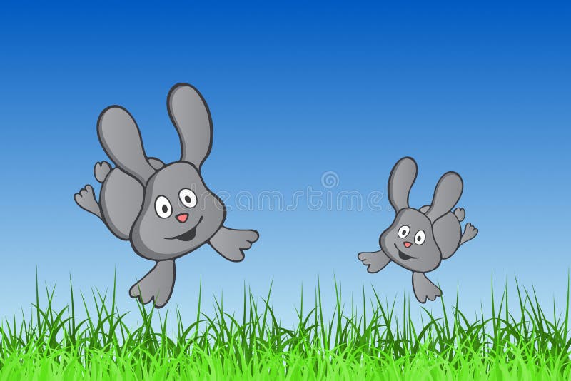 A Turtle Win the Race Against a Rabbit Stock Vector - Illustration of ...