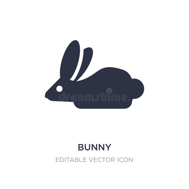 Bunny Icon on White Background. Simple Element Illustration from ...