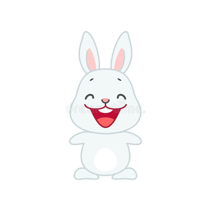 Lovely Happy Laughing Bunny Stock Illustrations – 44 Lovely Happy ...