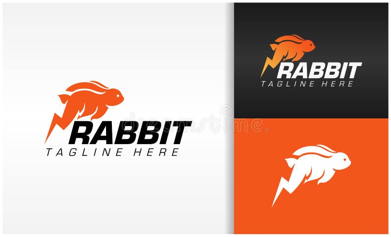 Bunny logo stock vector. Illustration of brand, graphic - 241646456