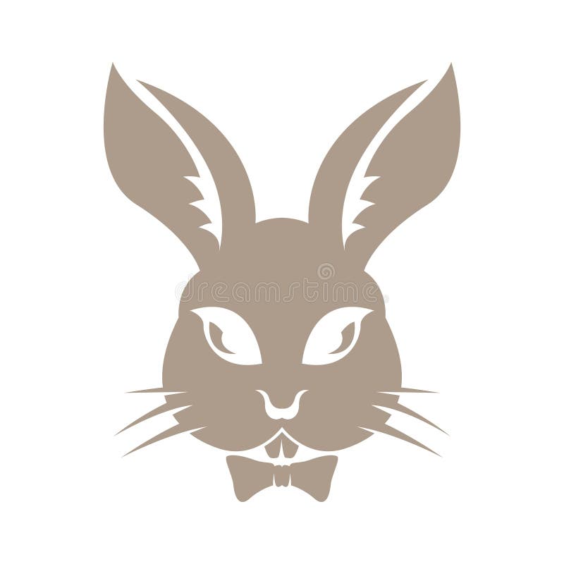 Bunny logo icon design stock vector. Illustration of sketch - 380947723