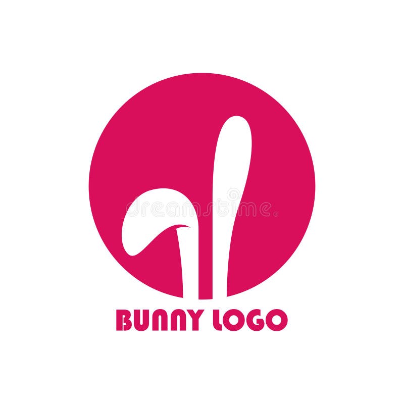 Bunny Logo Modern Concept Logo Design Stock Vector - Illustration of ...