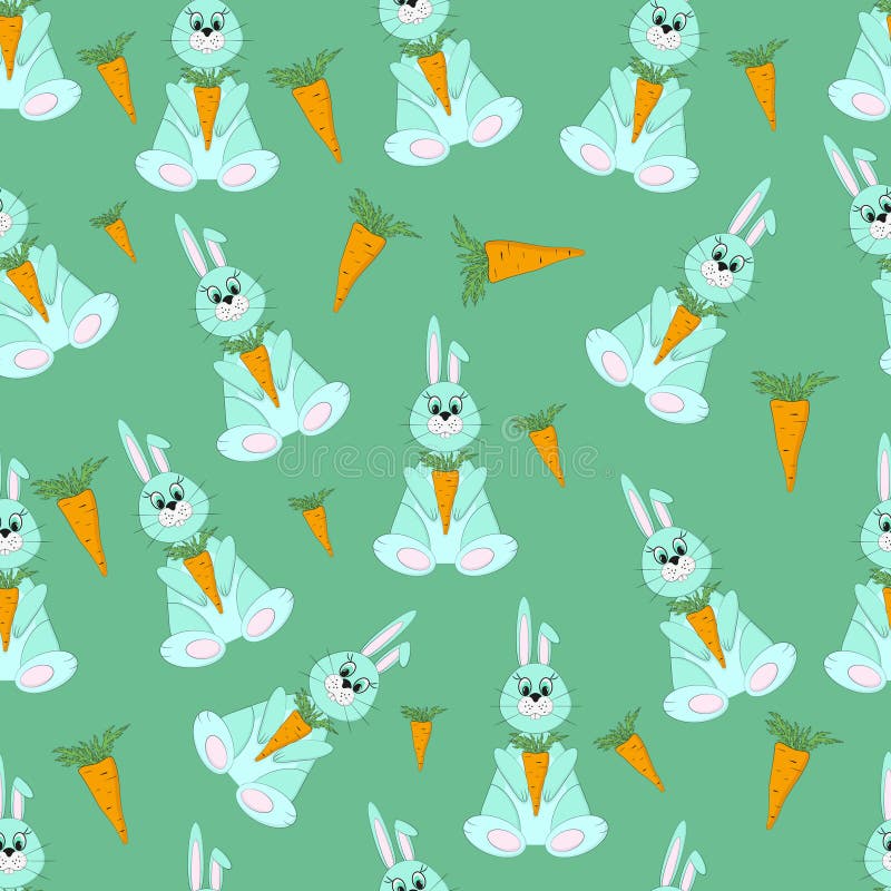 Bunny pattern stock illustration. Illustration of abstract - 267531826