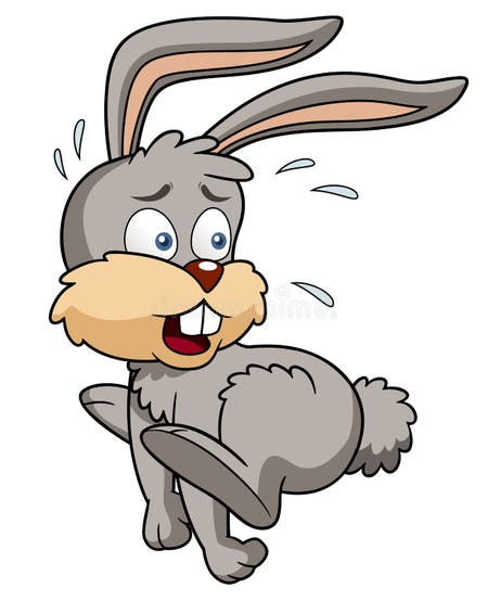 Scared Rabbit Stock Illustrations – 486 Scared Rabbit Stock ...