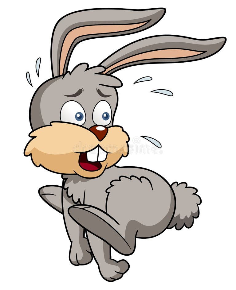 Scared Rabbit Stock Illustrations – 485 Scared Rabbit Stock ...