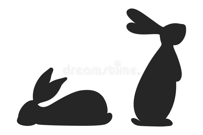 Bunny Rabbits Vector stock vector. Illustration of vector - 276066770