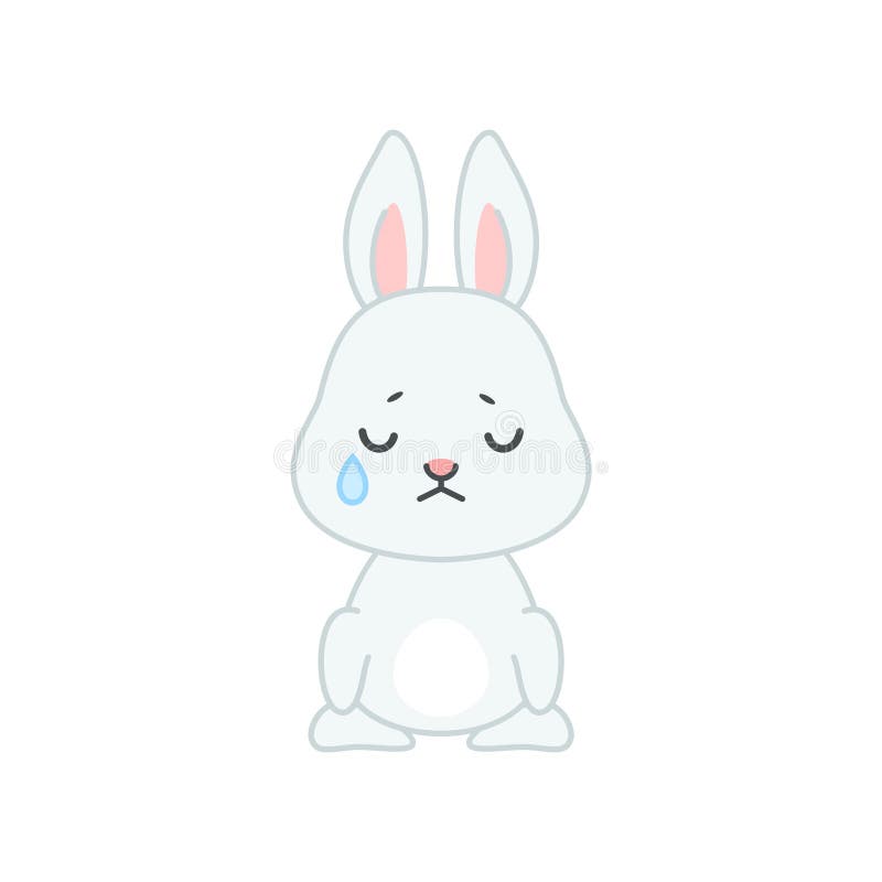Isolated Crying Rabbit Stock Illustrations – 92 Isolated Crying Rabbit ...