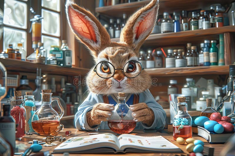Bunny Scientist Stock Illustrations – 251 Bunny Scientist Stock ...