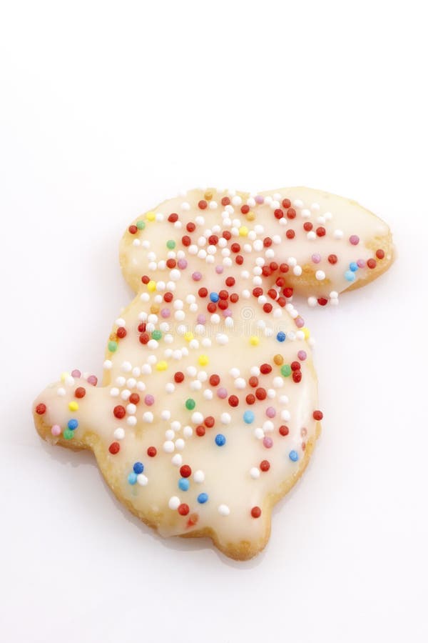 Bunny-shaped Easter cookie stock photo. Image of baked - 50491584