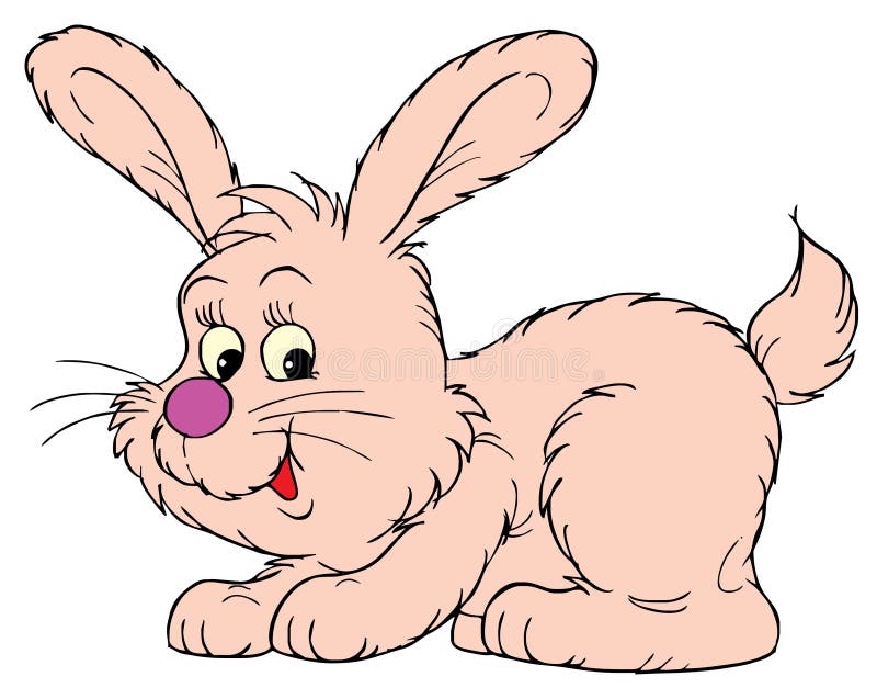 Bunny Artist (vector Clip-art) Stock Vector - Illustration of cheerful ...