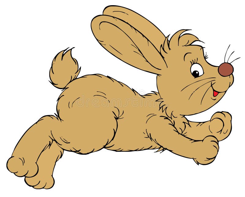 Bunny Artist (vector Clip-art) Stock Vector - Illustration of cheerful ...