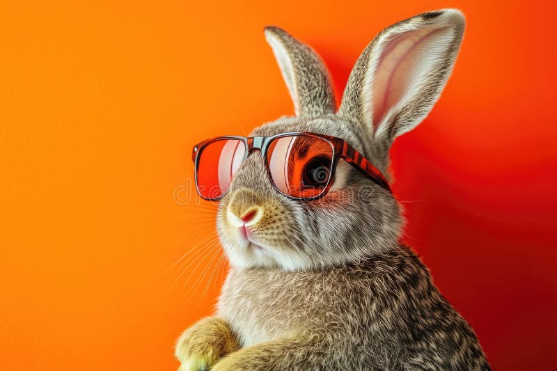 Bunny Wearing Sunglasses stock image. Image of bunny - 363520641