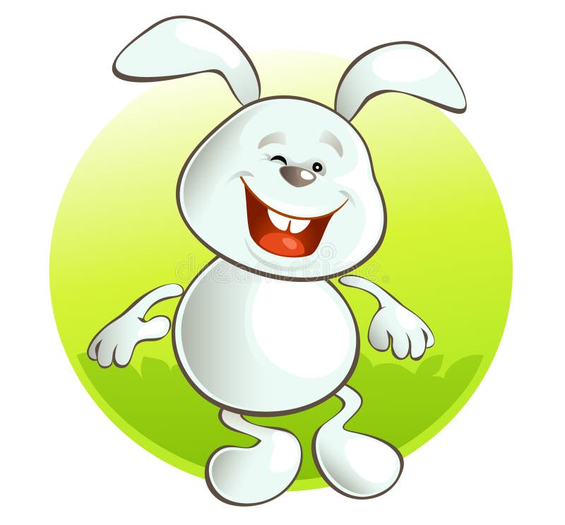 Bunny (Winking) stock vector. Illustration of design - 65639406