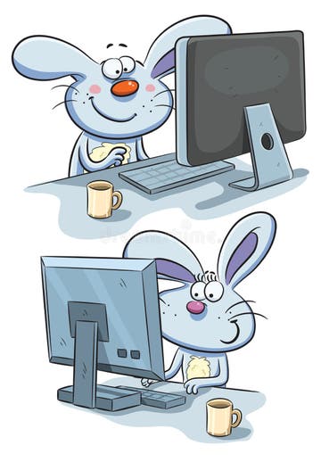 Bunny Working Stock Illustrations – 538 Bunny Working Stock ...