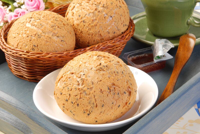 Buns stock photo. Image of baked, bread, fast, lunch - 19147514