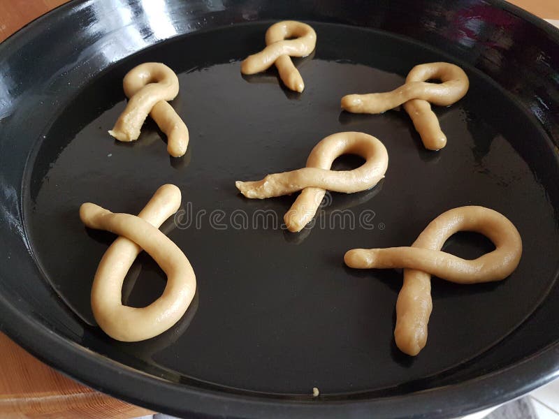 Buns Greek Traditional for Easter Celebration Stock Image - Image of ...