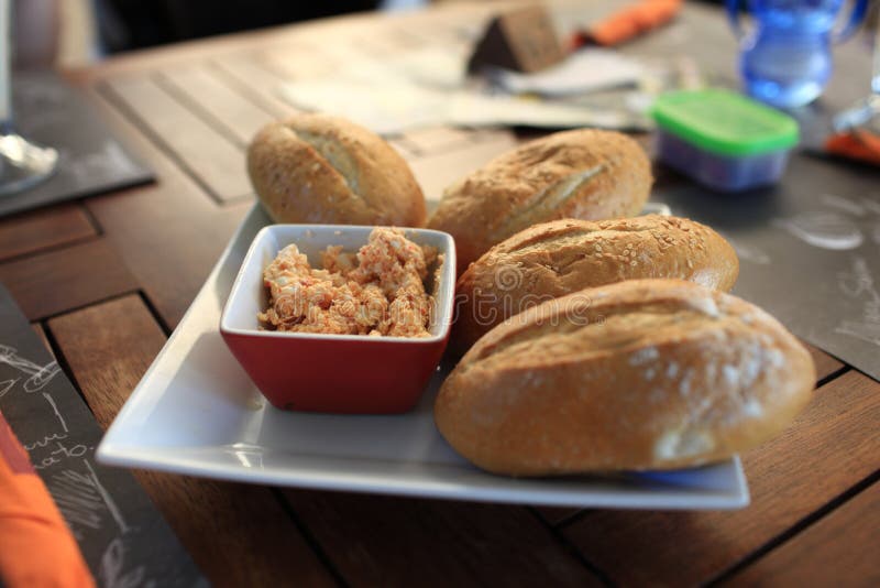 Buns and kopanisti stock image. Image of fresh, meze - 27807617