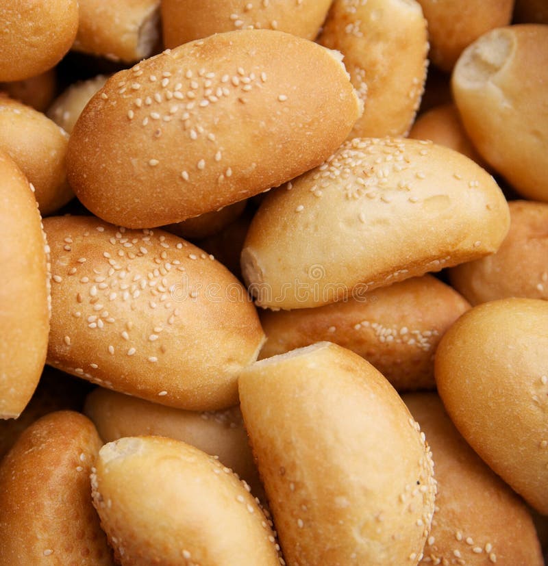 Buns with sesame seeds stock photo. Image of dinner, cheese - 22566964