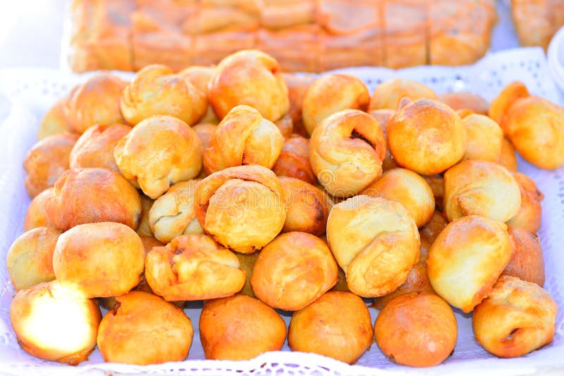 Buns Stuffed with Meat and Tuna Stock Photo - Image of meal, gourmet ...