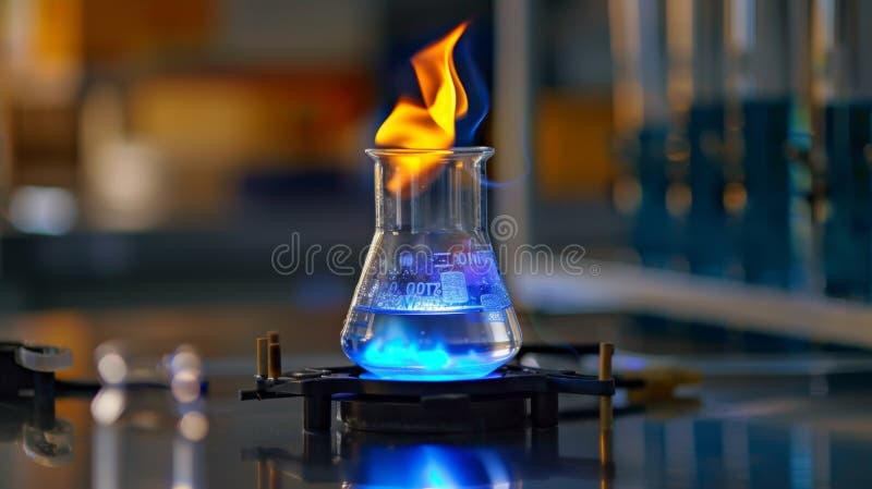 Bunsen Burner Heating Beaker Stock Photos - Free & Royalty-Free Stock ...
