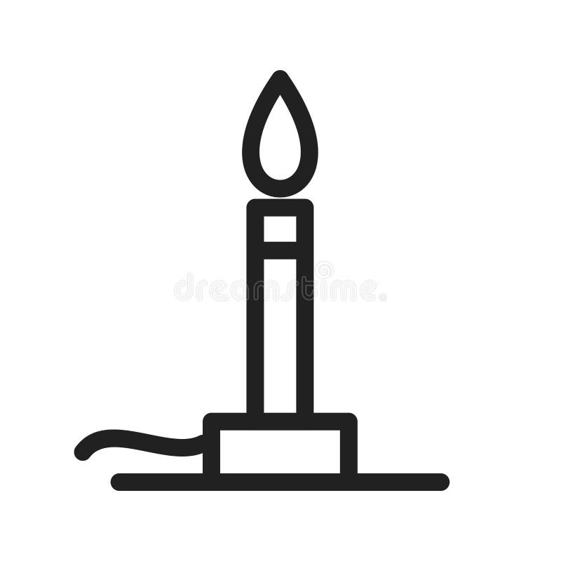 Bunsenbrander vector illustratie. Illustration of feesten - 87495916