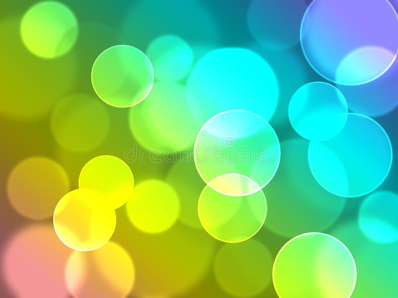 Bunte Kreise stock abbildung. Illustration von gelb, hell - 22655696