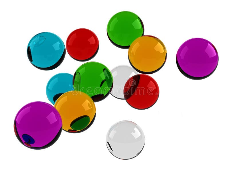 Bunte Perlen stock abbildung. Illustration von tröpfchen - 1964135