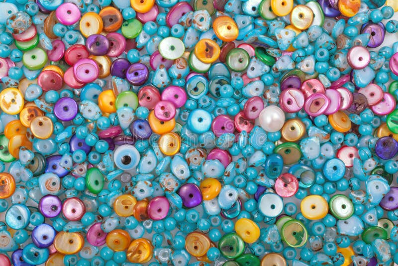 Bunte Perlen stockfoto. Bild von schön, schönheit, farbe - 29852928