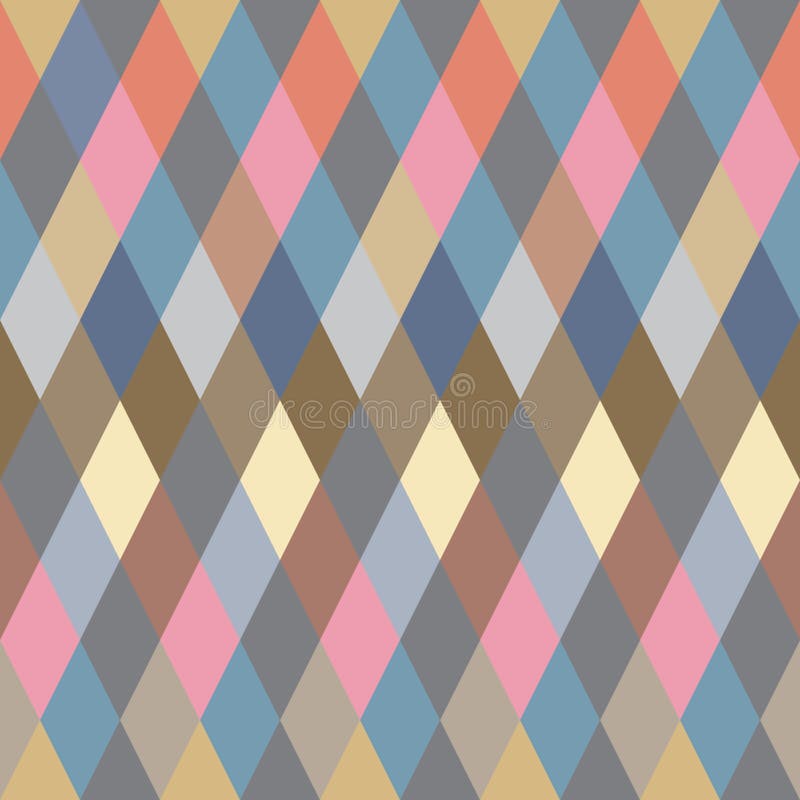 Bunte Raute. Nahtloses Muster, Hintergrund Vektor Abbildung ...