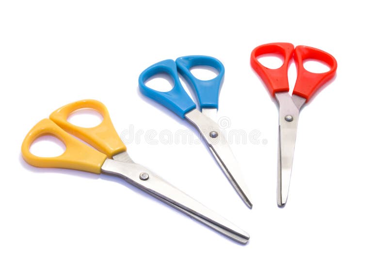 Bunte Scheren stockfoto. Bild von hintergrund, griff - 72180076