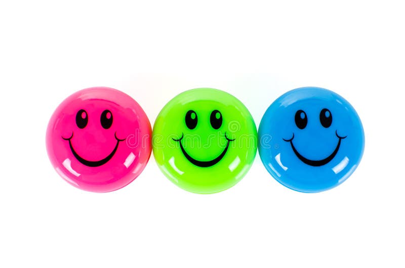 Bunte Smiley Auf Tafelhintergrund Stockbild - Bild von begeistert ...