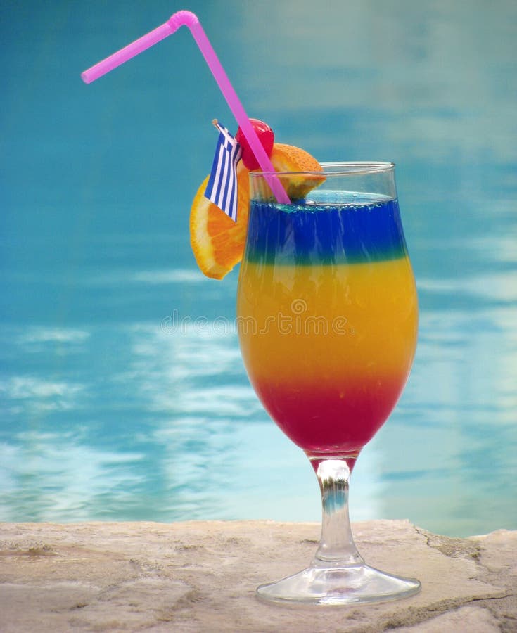 Bunter Cocktail stockfoto. Bild von saft, becher, nahrung - 10511568