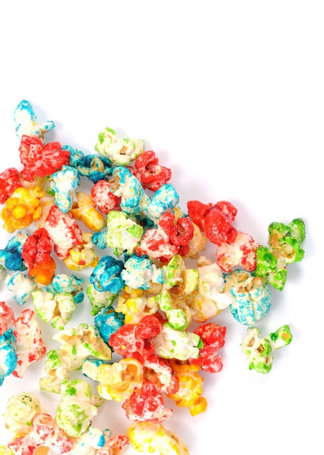 Buntes Popcorn stockbild. Bild von festlich, köstlich - 32390989